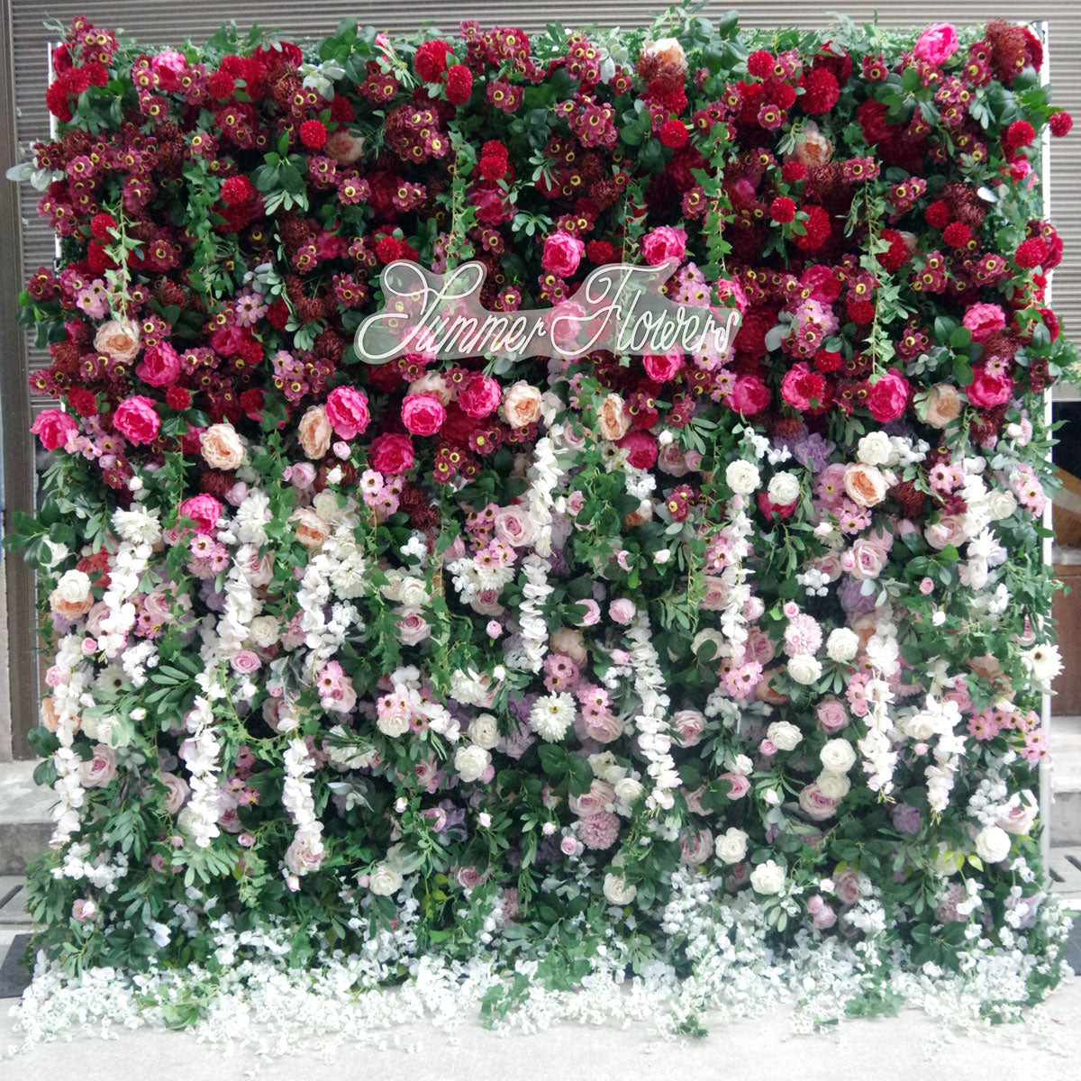 Cloth Back Flower Wall backdrop – SUMMER FLOWER